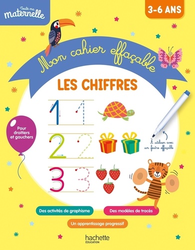 Mon cahier effaçable - Les chiffres de Hachette Education - Grand ...