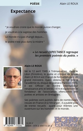 Expectance de Alain Le Roux - Grand Format - Livre - Decitre