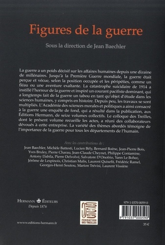 Figures de la guerre de Jean Baechler - Grand Format - Livre - Decitre