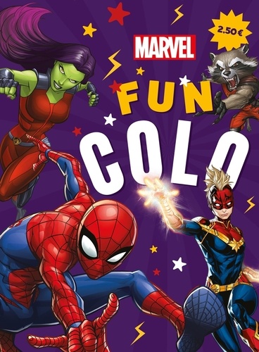 Fun colo Marvel de Hachette Jeunesse - Album - Livre - Decitre