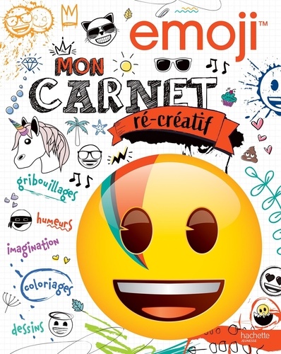 Mon carnet ré-créatif Emoji de Hachette Jeunesse - Grand Format - Livre ...