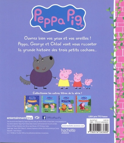 Peppa Pig - Mes petits contes . Les Trois Petits... de Hachette ...