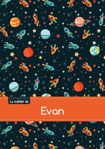 Le cahier d'Evan - Blanc, 96p, A5 - Espace de XXX - Livre - Decitre