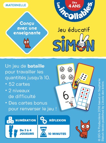 Les chiffres avec Simon Maternelle - Jeu de... - Lucie Dumont - Livres ...