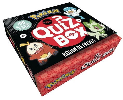 Pokémon Quiz box Région de Paldéa - Avec 100... de Pokemon - Livre ...
