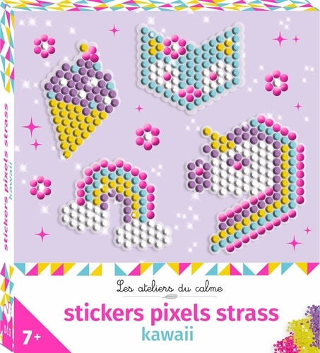 Stickers pixels strass Kawaii - Avec 4 stickers,... - Hachette - Livres ...