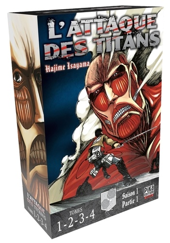 L'attaque des titans Tomes 1, 2, 3, 4. Saison 1,... de Hajime Isayama ...