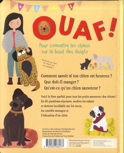 Ouaf ! - Pour connaître les chiens sur le bout... de Hannah Porter ...