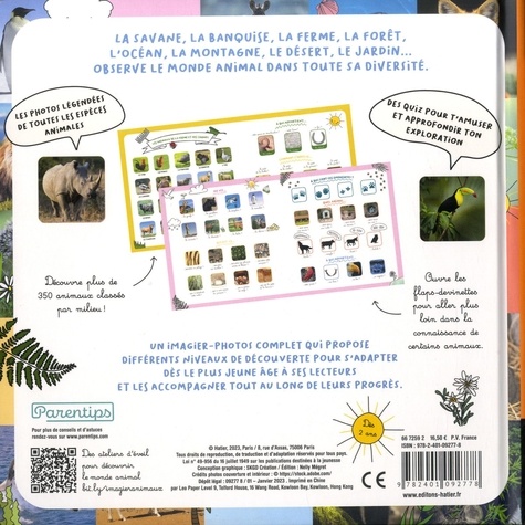 Mon grand imagier des animaux du monde de Hatier - Album - Livre - Decitre