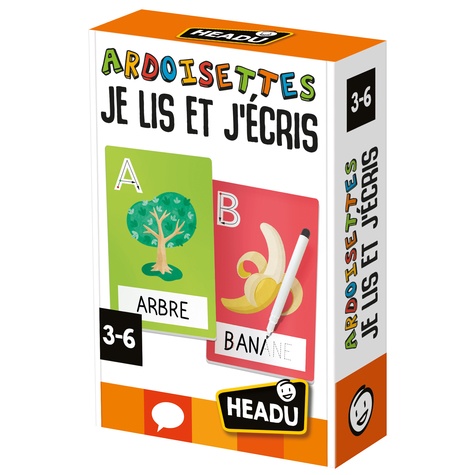 Flashcards ardoisettes je lis et j'écris, HEADU - Papeterie - Decitre