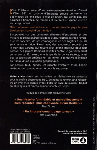 Tunnel 29 - Amour, espionnage et trahison :... de Helena Merriman ...