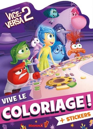 Disney Pixar Vice-versa 2 - Avec des stickers de Hemma - Album - Livre - Decitre