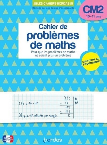 Cahier de problèmes de maths CM2 de Hervé Le Madec - Grand Format ...
