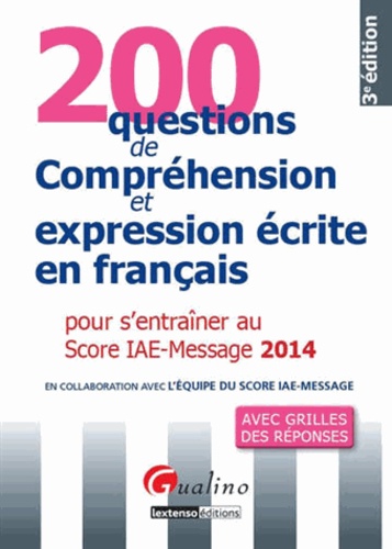 200 questions de compréhension et expression... de Hubert Tondeur ...