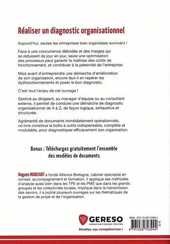 Réaliser un diagnostic organisationnel - Une... - Hugues Marchat - Livres - Furet du Nord