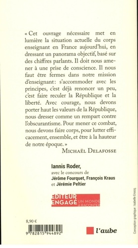 Prof, mission impossible ? de Iannis Roder - Poche - Livre - Decitre