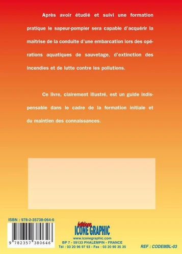 Conducteur d'embarcation légère de Icone Graphic - Decitre