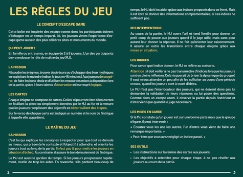 Escape Game Géo Au coeur des grands sites et... de Prisma (éditions ...