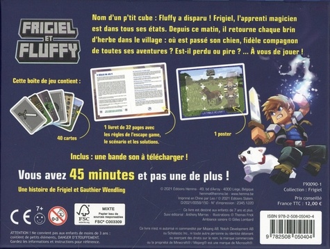 Frigiel et Fluffy - Escape box : La disparition... de Thomas Frick ...