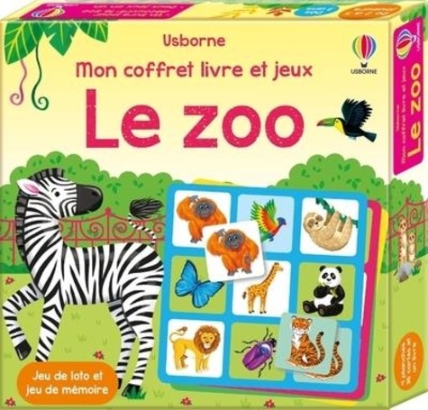 Le zoo - Mon coffret livre et jeux de Kate Nolan - Livre - Decitre