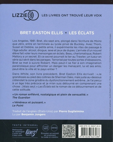 Les éclats - Bret Easton Ellis - Livres - Furet du Nord