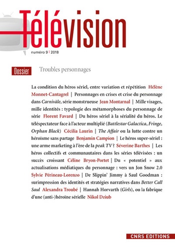 Télévision N° 9/2018. Troubles personnages de Bernard Papin - Grand ...