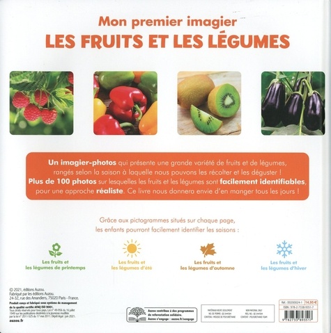 Les fruits et les légumes - Irena Aubert - Livres - Furet du Nord