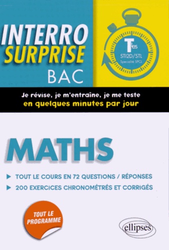 Maths Tle Bac STI2D/STL spécialité SPCL de Irène Bros - Livre - Decitre