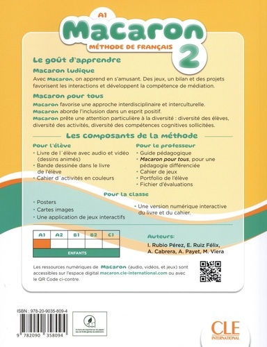 Macaron 2 Méthode de français A1 - Cahier... de Isabel Rubio Pérez ...