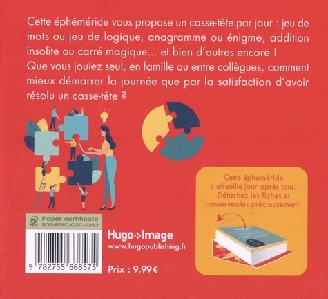 Une question par jour, Casse-tête de Isabelle Antoni - Livre - Decitre