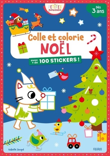 Colle et Colorie - Noël - Isabelle Jacqué - Livres - Furet du Nord