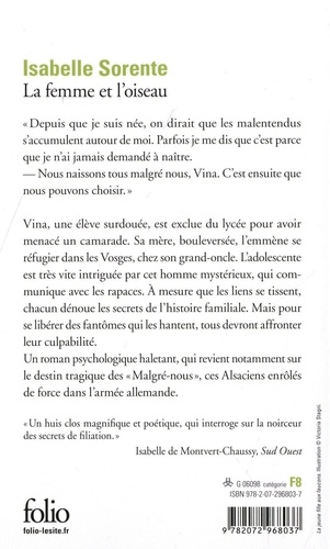 La femme et l’oiseau de Isabelle Sorente - Poche - Livre - Decitre