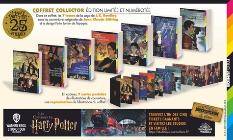 Harry Potter . Coffret collector 25 ans de magie... - J.K. Rowling ...