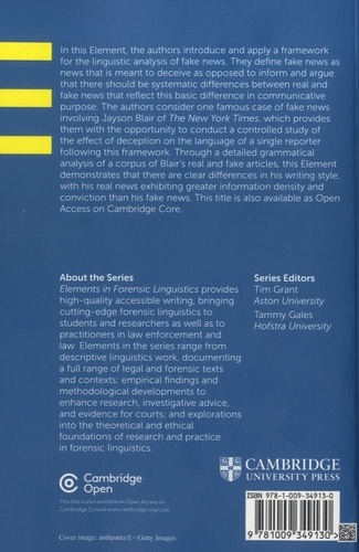 Language of Fake News de Jack Grieve - Grand Format - Livre - Decitre