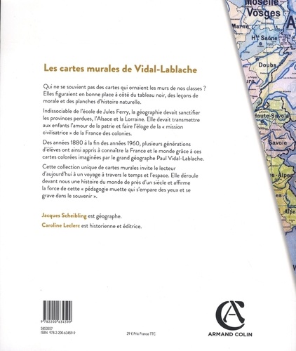 Les cartes murales de Vidal-Lablache de Jacques Scheibling - Grand ...