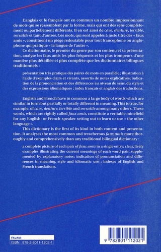 Dictionnaire des faux amis français-anglais &... de Jacques Van Roey ...
