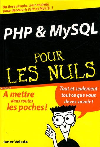 PHP et MySQL pour les nuls de Janet Valade - Livre - Decitre