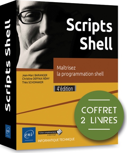 Scripts Shell - Coffret de 2 livres :... de Jean-Marc Baranger - Grand Format - Livre - Decitre