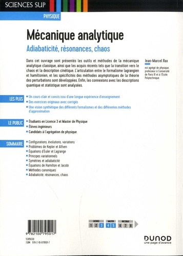 Mécanique analytique - Adiabaticité,... de Jean-Marcel Rax - Grand ...