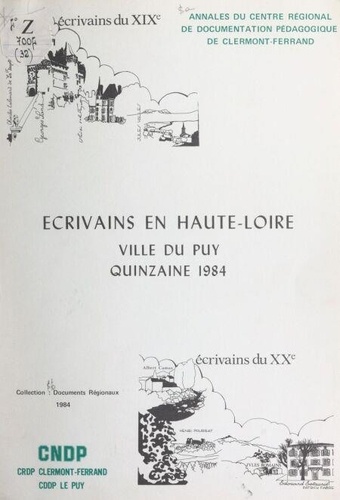 Écrivains en Haute-Loire - Ville du Puy,... - Jean-Philippe Caillard ...