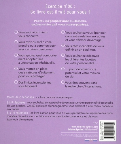 50 exercices d'ennéagramme - Comprendre votre... de Jean-Philippe Vidal - Grand Format - Livre ...