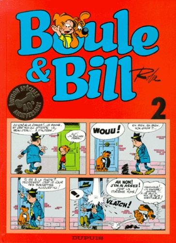 Boule & Bill Tome 2. Edition Speciale 40eme... - Jean Roba - Livres ...