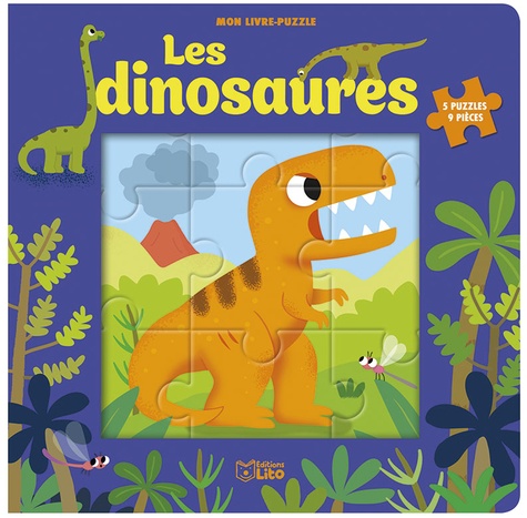 Les dinosaures - Mon livre puzzle 9 pièces de Jean-Sébastien Deheeger ...