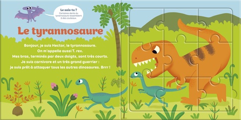 Les dinosaures - Mon livre puzzle 9 pièces - Jean-Sébastien Deheeger ...