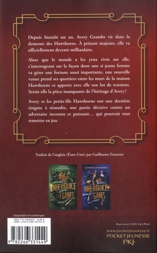 Inheritance Games Tome 3. de Jennifer Lynn Barnes - Grand Format ...