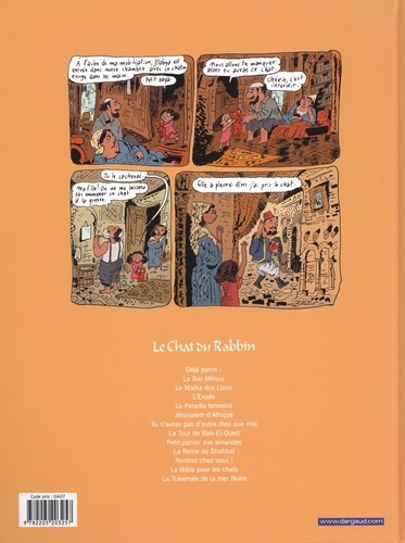 Le Chat du Rabbin Tome 12. La traversée de la... de Joann Sfar - Album ...