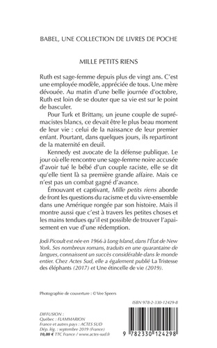 Mille petits riens de Jodi Picoult - Poche - Livre - Decitre