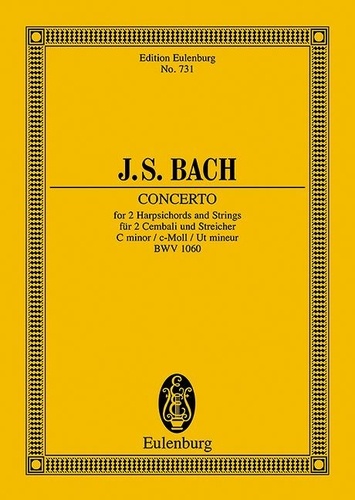 Eulenburg Miniature Scores . Concerto do majeur -... de Johann sebastian Bach - Livre - Decitre
