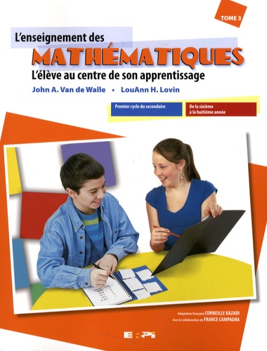 L'enseignement des mathématiques - Tome 3 de John A. Van de Walle ...