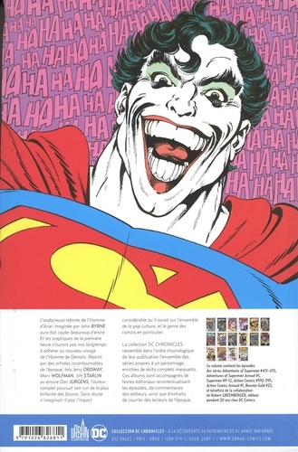 Superman Chronicles . 1987 - Tome 3 de John Byrne - Album - Livre - Decitre